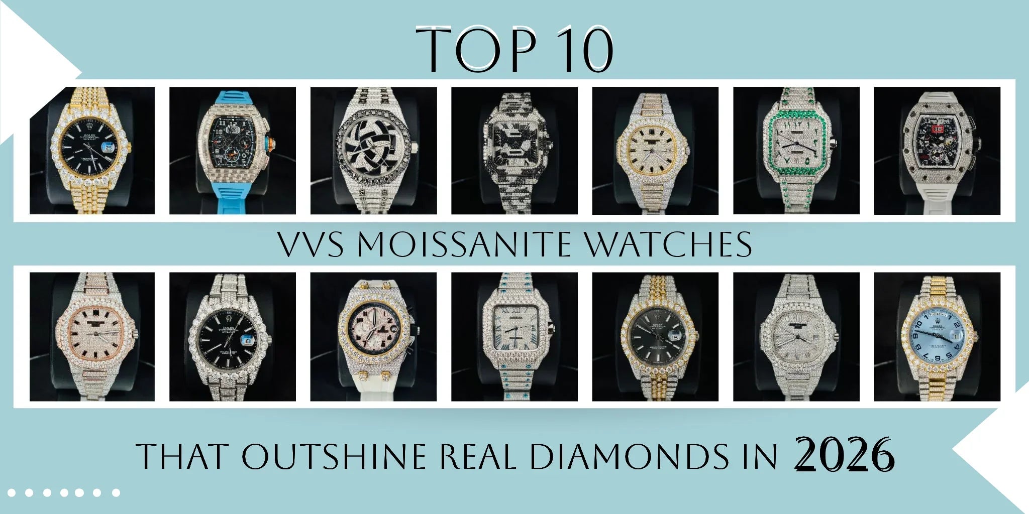 Top 10 VVS Moissanite Watches That Outshine Real Diamonds in 2026 ...